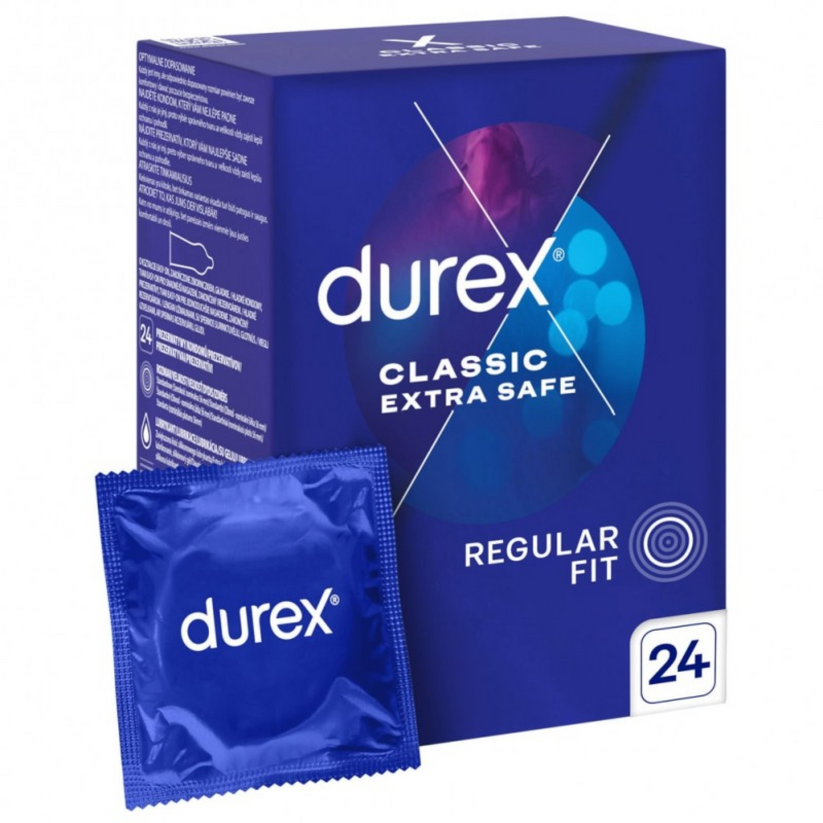 Durex Classic Extra Safe Condoms Box 24 ️WorldCondoms