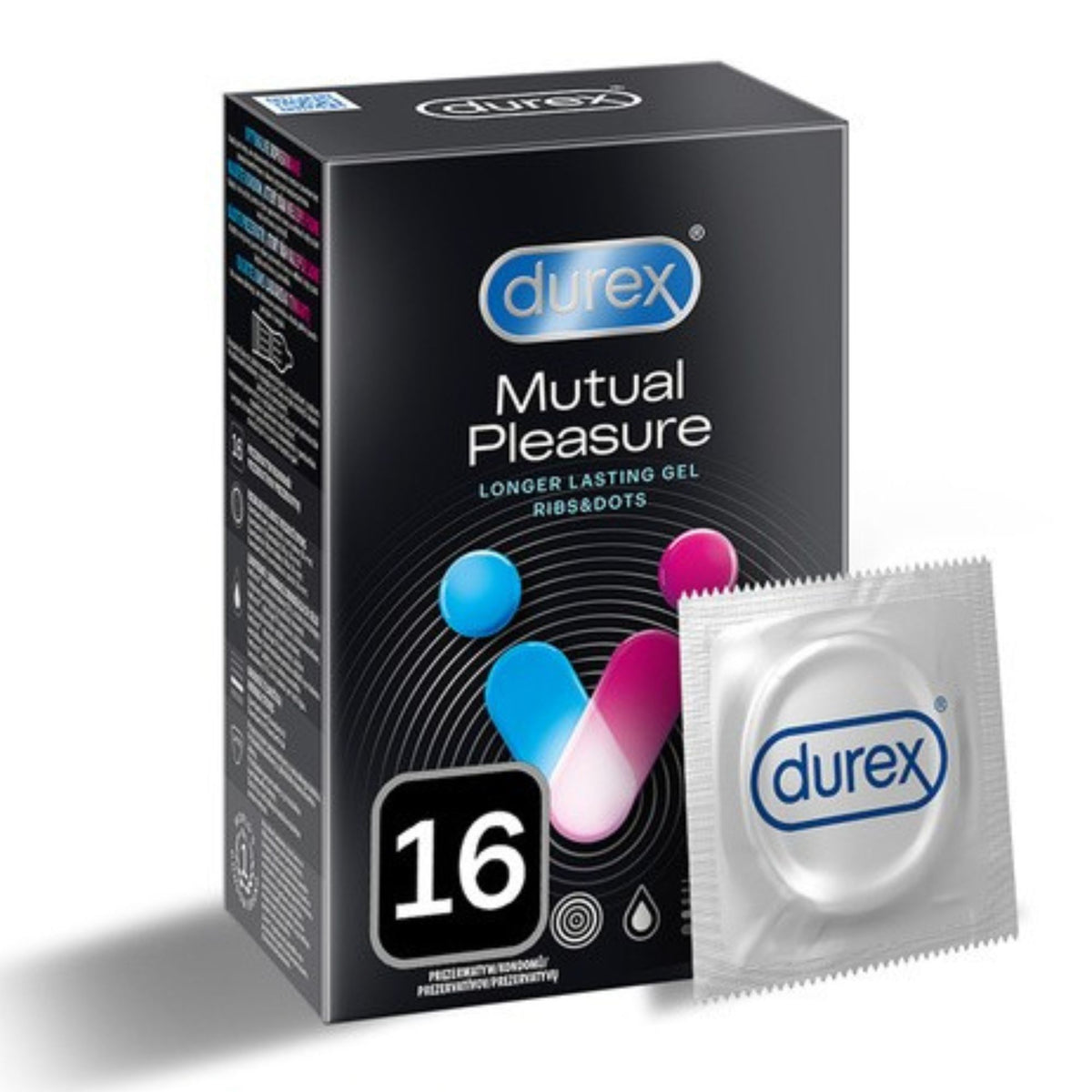 Durex Mutual Pleasure Condoms Box 16 ️ WorldCondoms