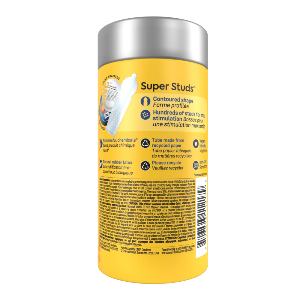 ONE® Super Studs Box of 12 ️ WorldCondoms
