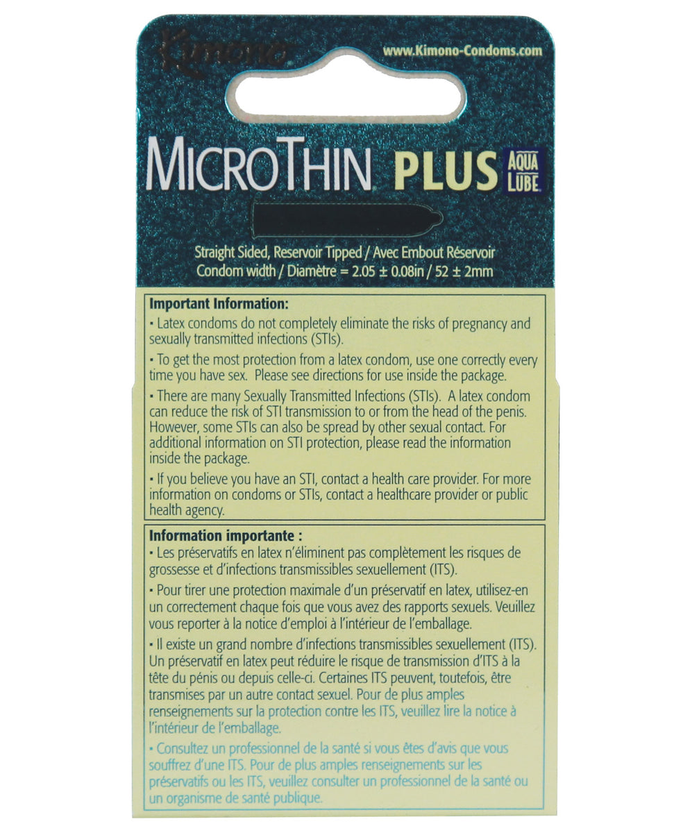 Kimono MicroThin with Aqua one of the thinnest box 3 ️ WorldCondoms