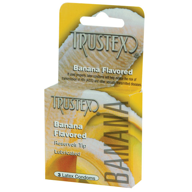 Trustex Banana Condoms Box 3 ️ WorldCondoms