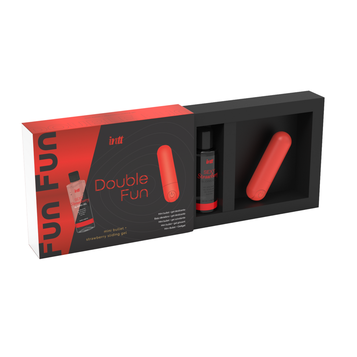 intt Double Fun Bullet & Strawberry Lube ️ WorldCondoms