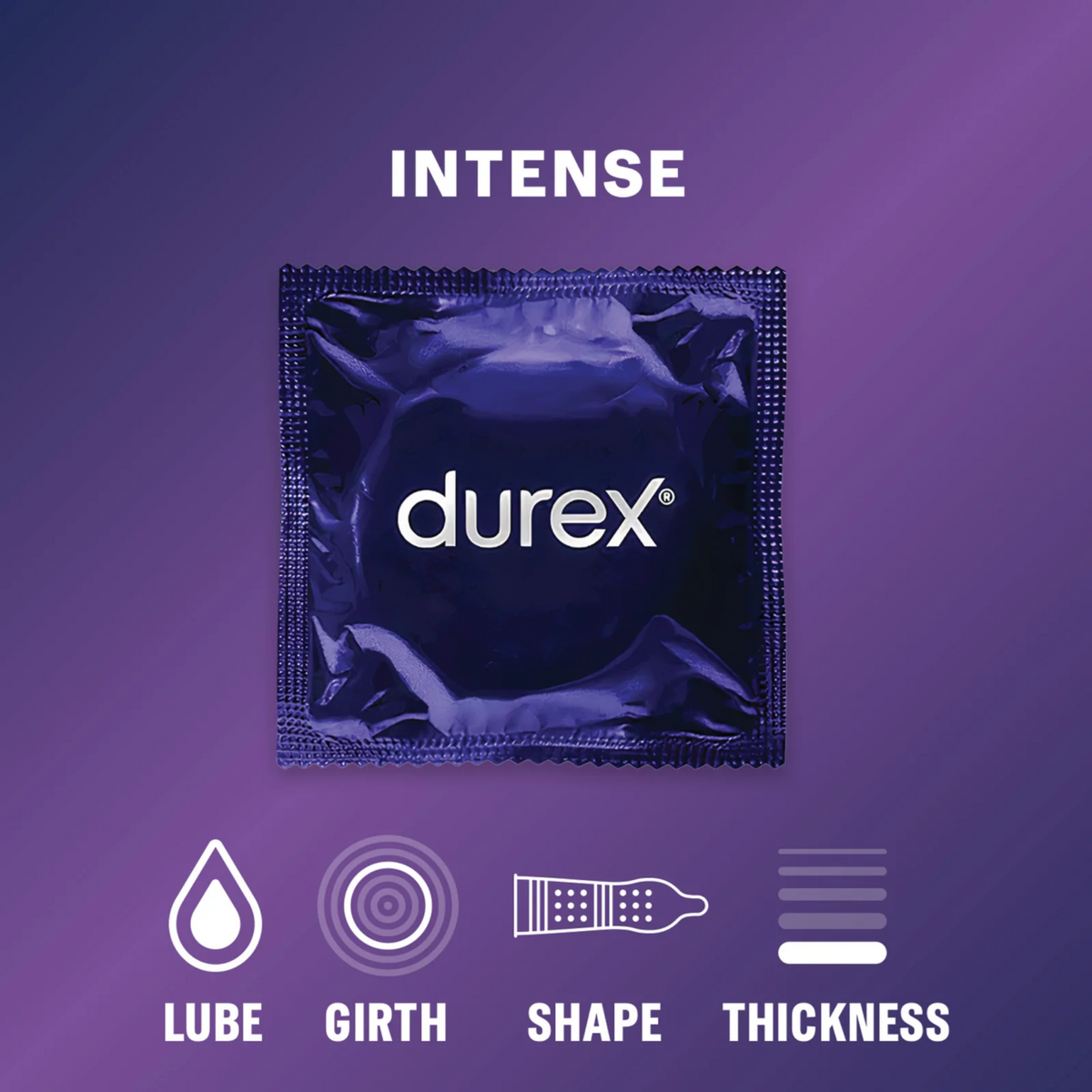 Durex Intense Condoms Box 20 ️WorldCondoms