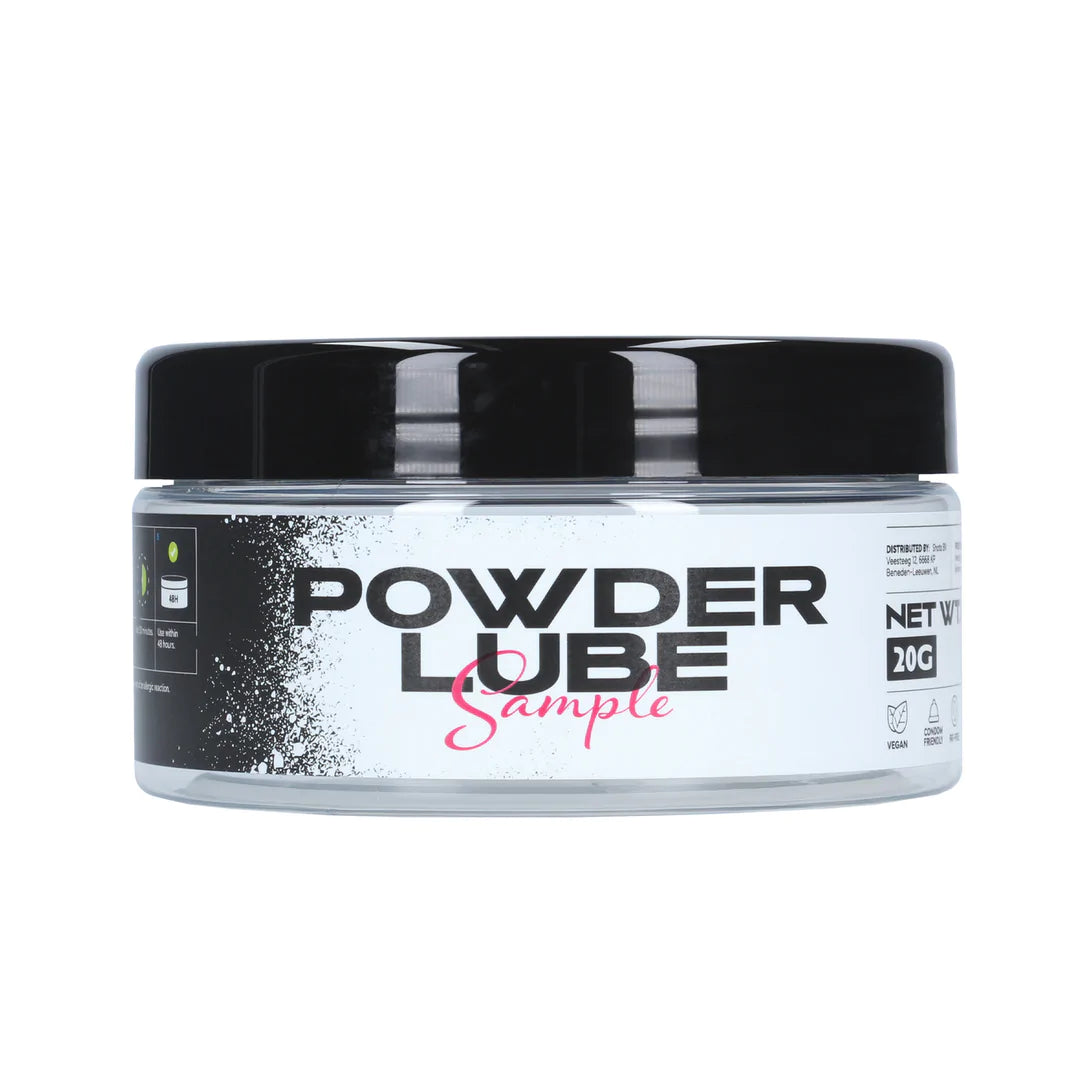 Powder Lube Sample Jar Lubricant ️ WorldCondoms