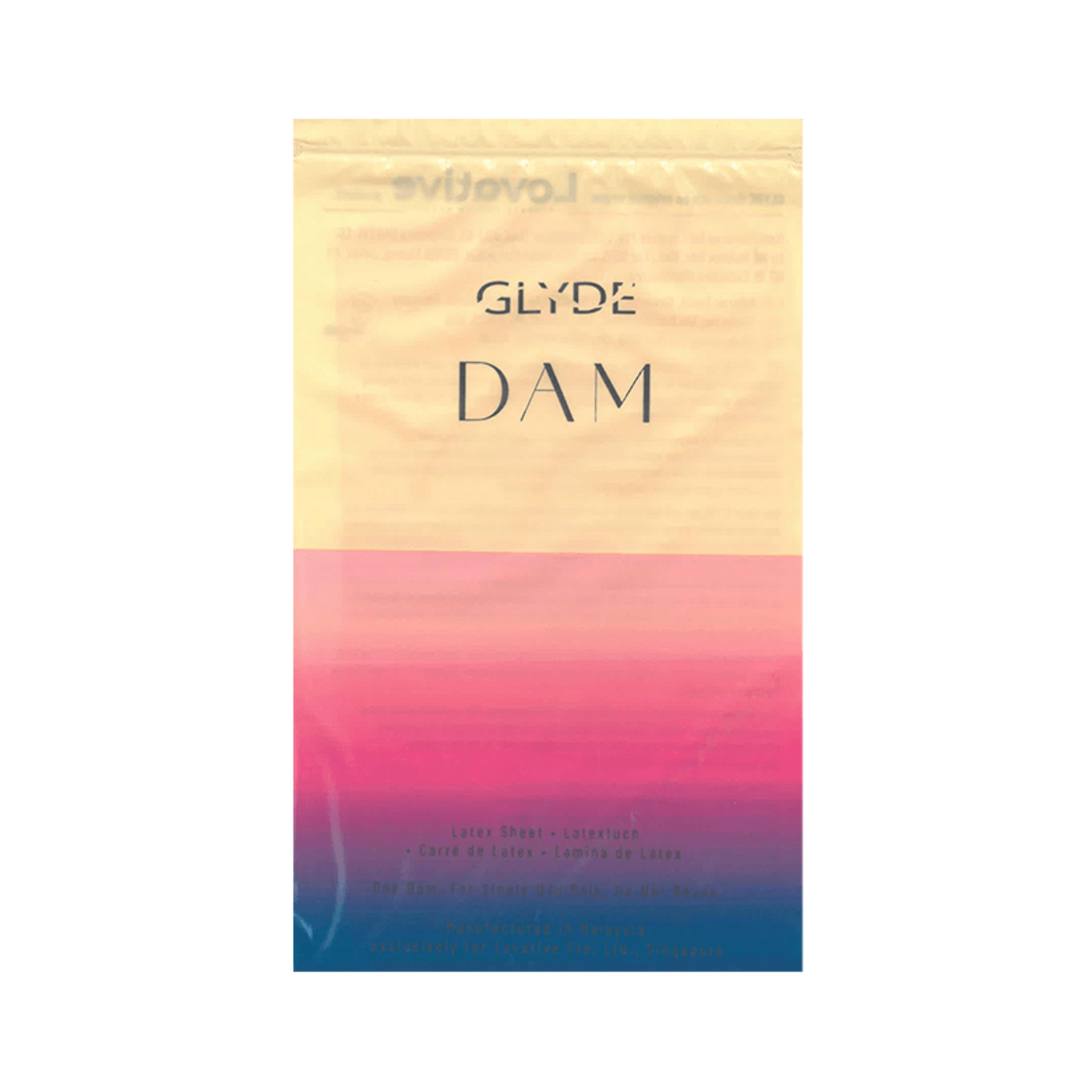 Sheer Glyde Dams Pink ️ WorldCondoms