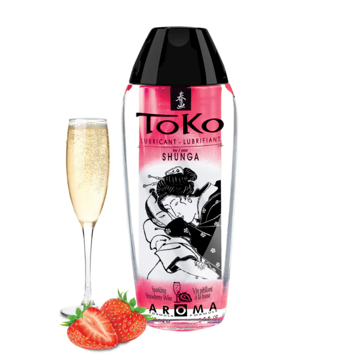 Shunga Toko Sparkling Strawberry Wine ️ WorldCondoms