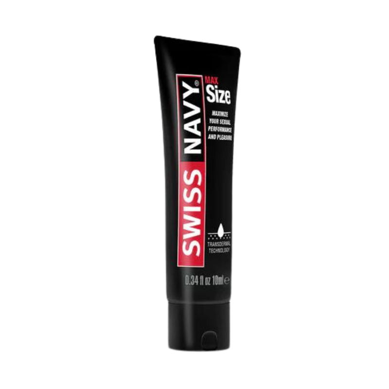 Swiss Navy Max Size Cream Black 10ml ️ WorldCondoms