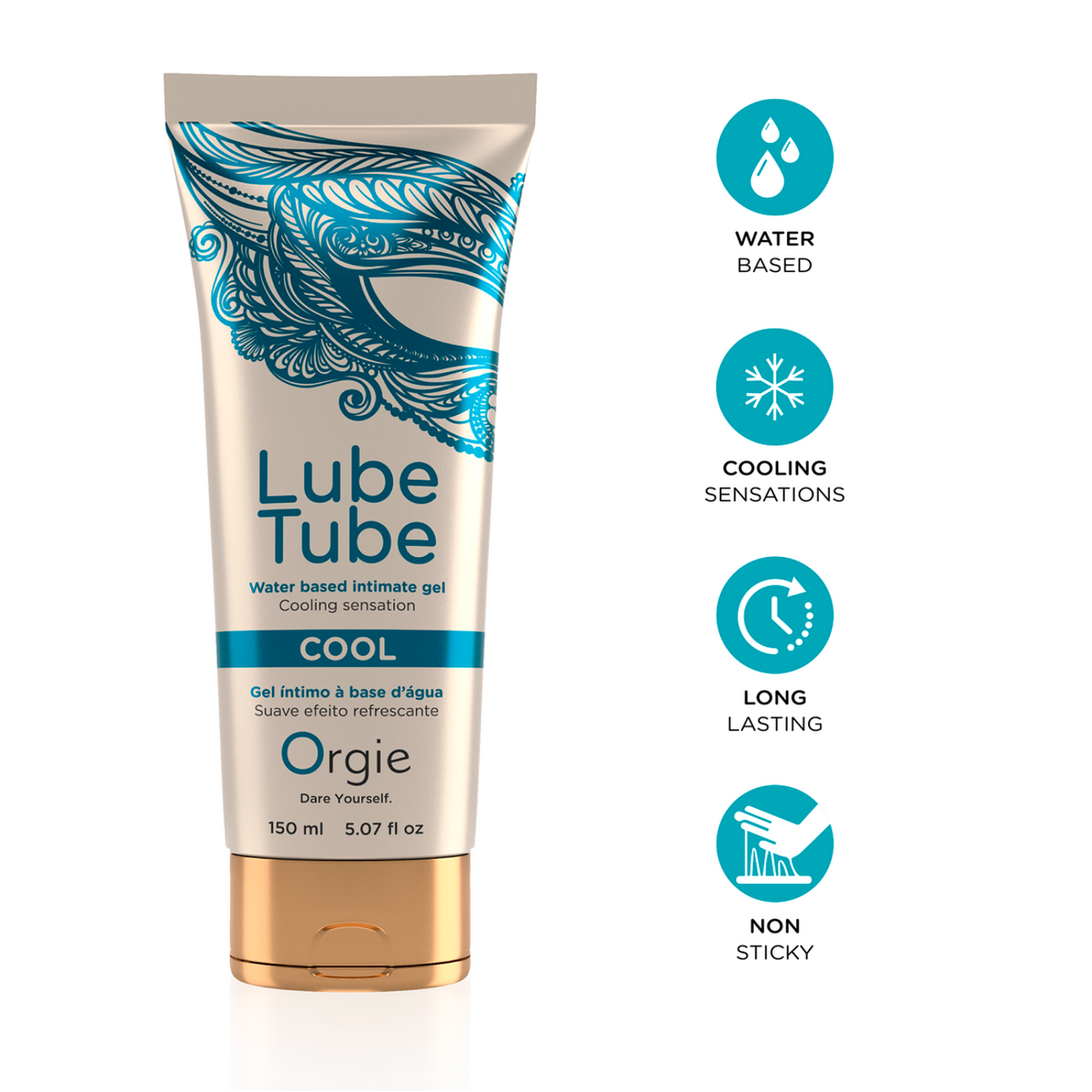 Orgie Lube Tube COOL Cooling Lube ️ WorldCondoms