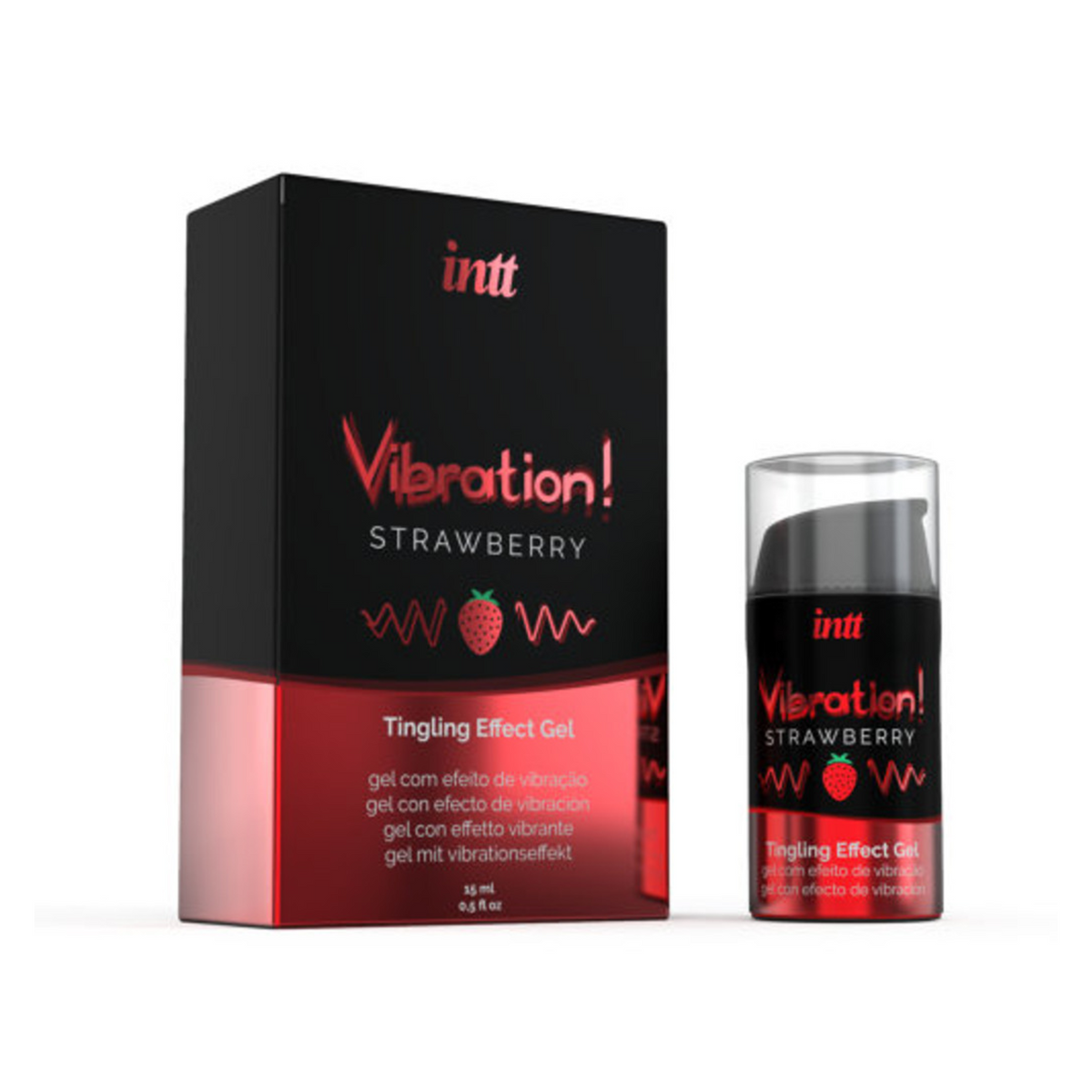 intt Strawberry Liquid Vibration ️ WorldCondoms