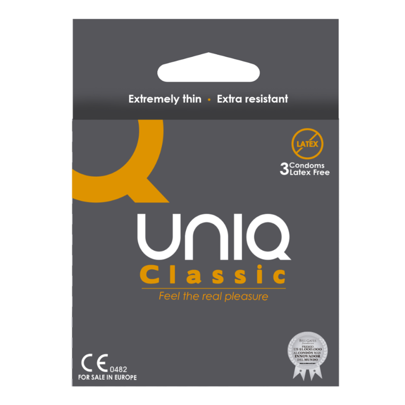 Uniq Classic Extra Thin Condoms ️ WorldCondoms