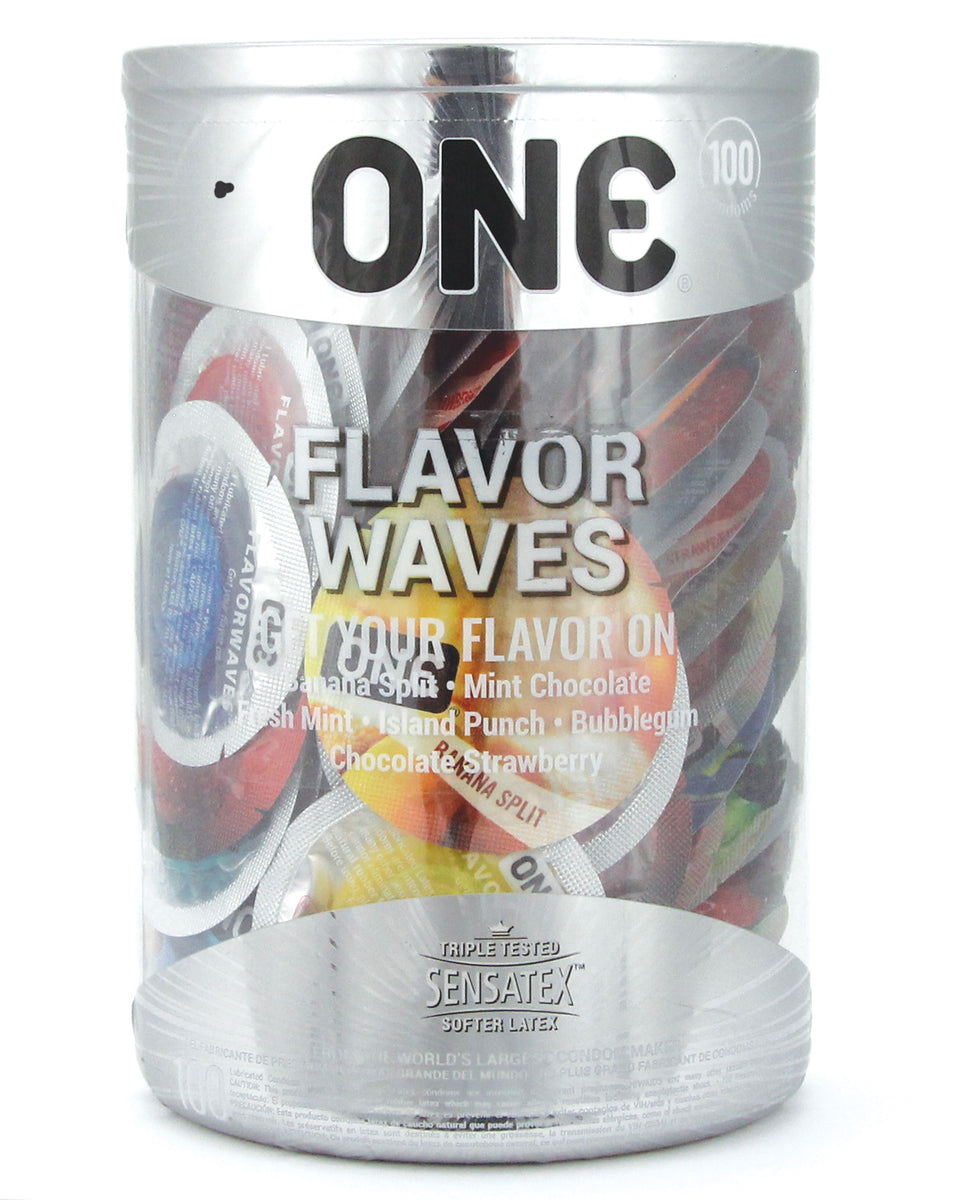 One Condoms Flavor Waves Box of 100 ️ WorldCondoms