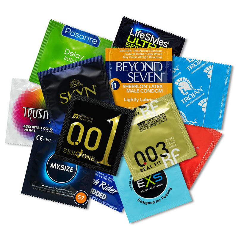 Best Selling Condoms Sampler Pack ️ WorldCondoms