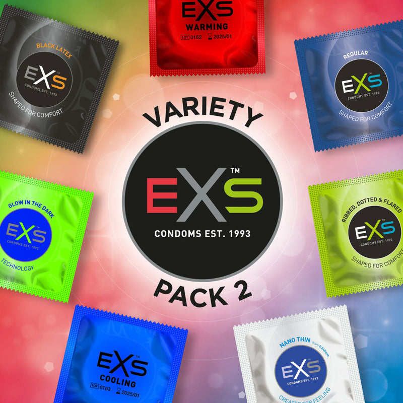 EXS Variety Pack 2 Condom Mix 42 PCS ️ WorldCondoms