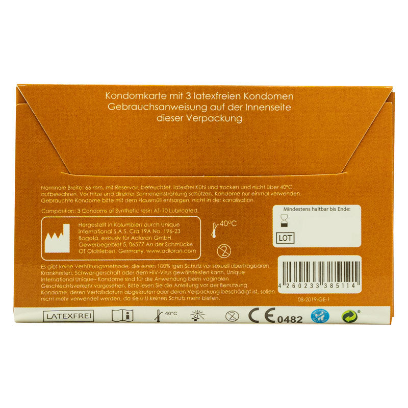 Kamyra Unique C.2 Free XXL Condoms ️ WorldCondoms