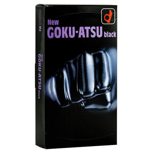 Okamoto Goku-Atsu Black Condoms Box 12 ️ WorldCondoms
