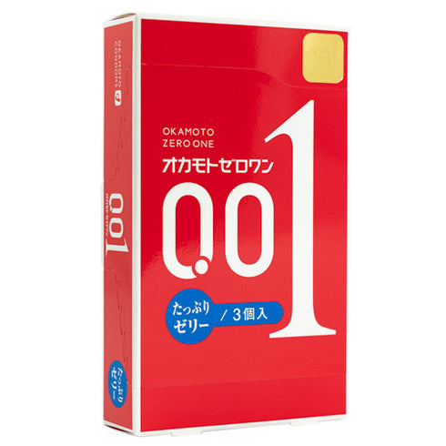 Okamoto 001 Rich Lubricant Box of 3 ️ WorldCondoms
