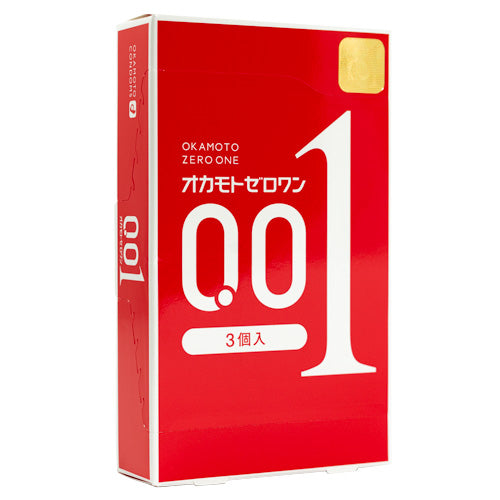 Okamoto Zero One 001 Condoms Box of 3 ️ WorldCondoms