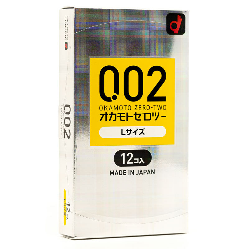 Okamoto 002 L-Size Condoms Box of 12 ️ WorldCondoms