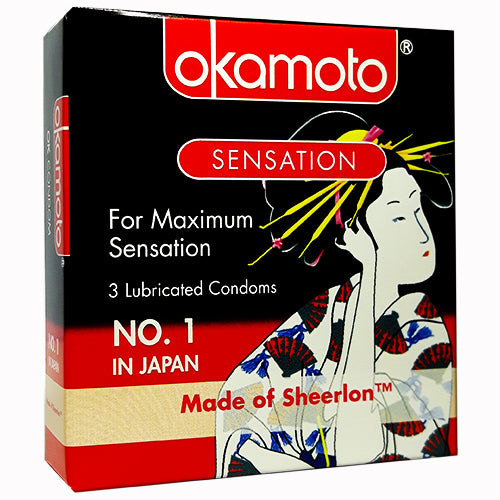 Okamoto Sensation Condoms 3 Box ️ WorldCondoms