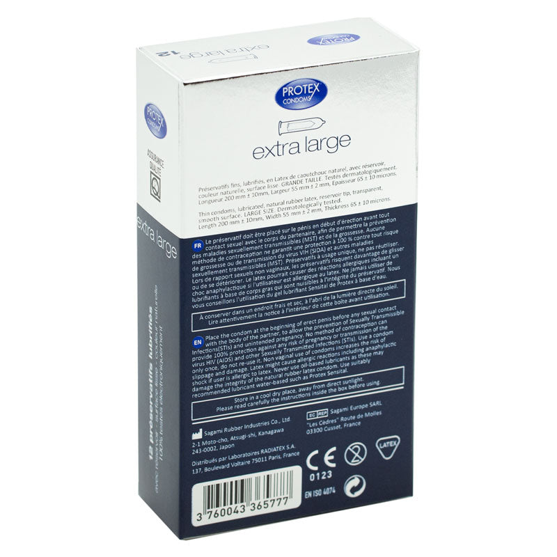 Protex Extra Large Condoms Box 12 ️ WorldCondoms