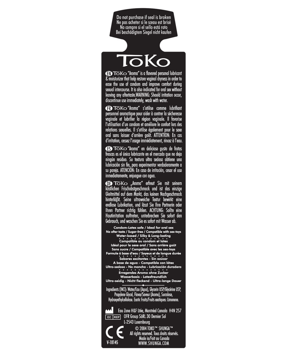 Shunga Toko Aroma Flavoured Lube Melon Mango ️ WorldCondoms
