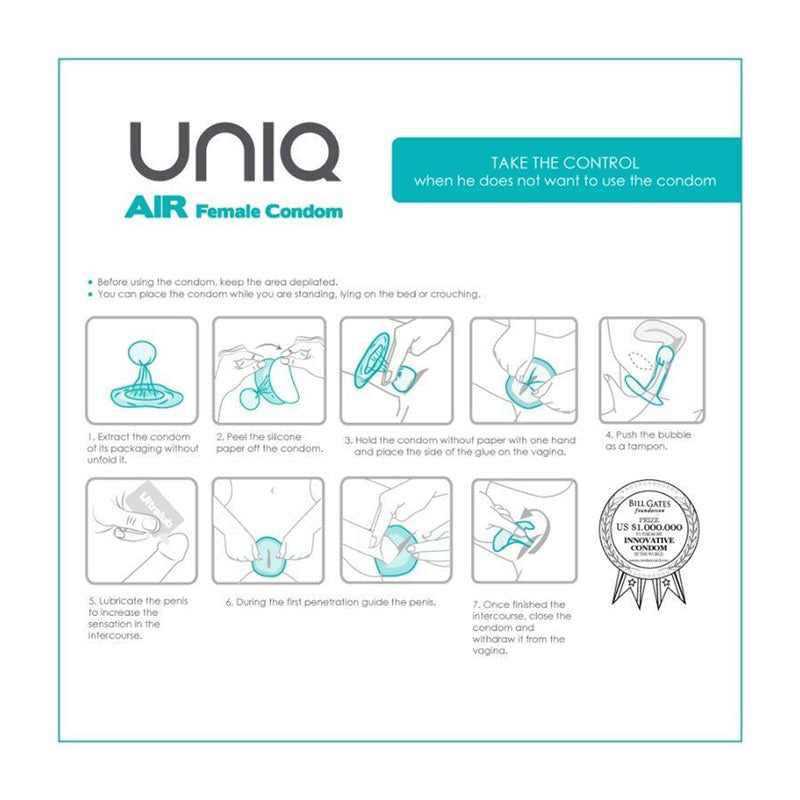 Uniq Air Female Condoms ️ WorldCondoms