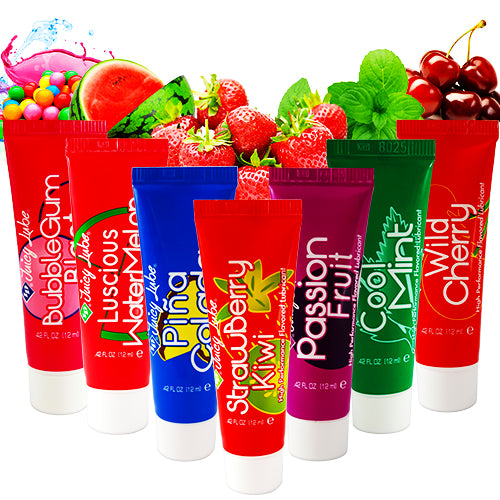 ID Juicy Lubricant Mix - 4 Flavored Lubes ️ WorldCondoms